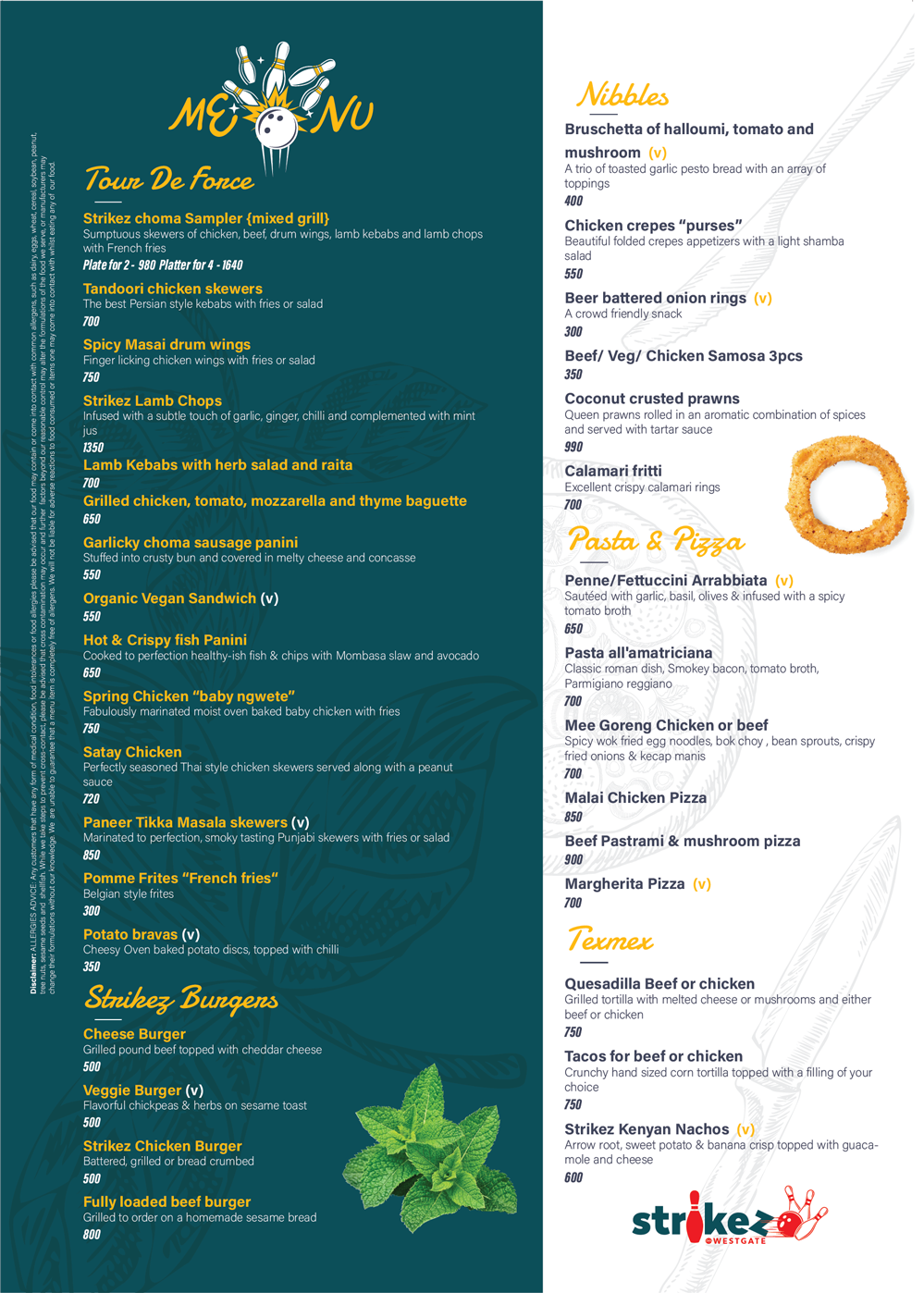 Food and drink - Strikez at Westgate